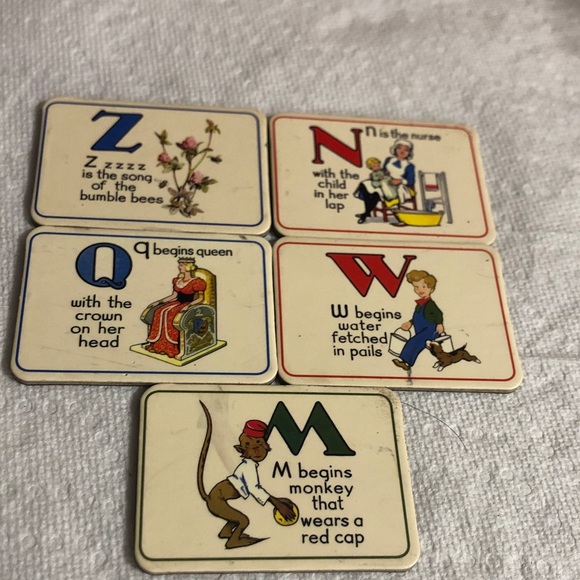 Art | Vintage Alphabet Flashcards Set | Poshmark